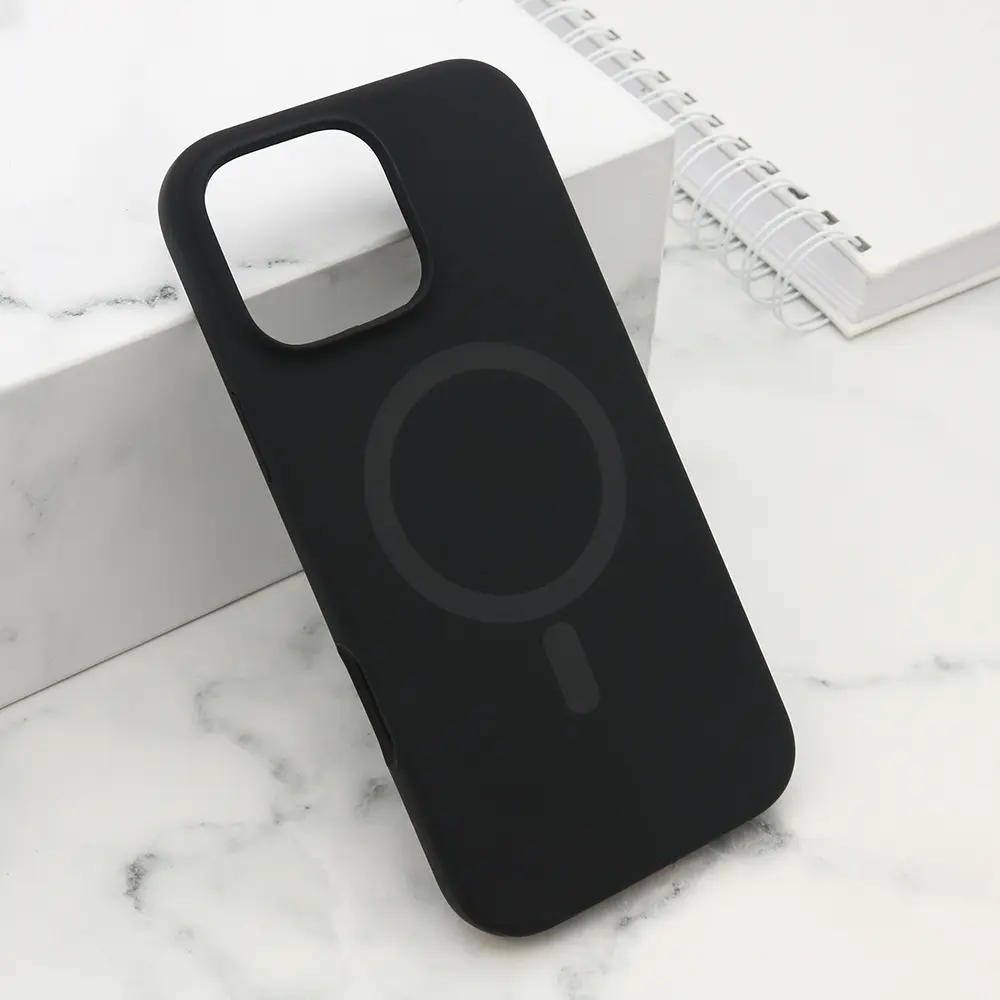 Maska za mobilni telefon iPhone 16 Pro Max PURE, Magsafe, Crna