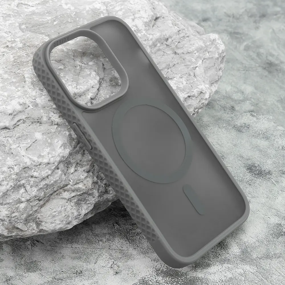 Maska za mobilni telefon iPhone 15 Pro RUGGED, Magsafe, Siva