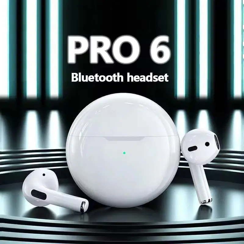 Bluetooth slušalice Airpods Pro 6 HQ, Roze