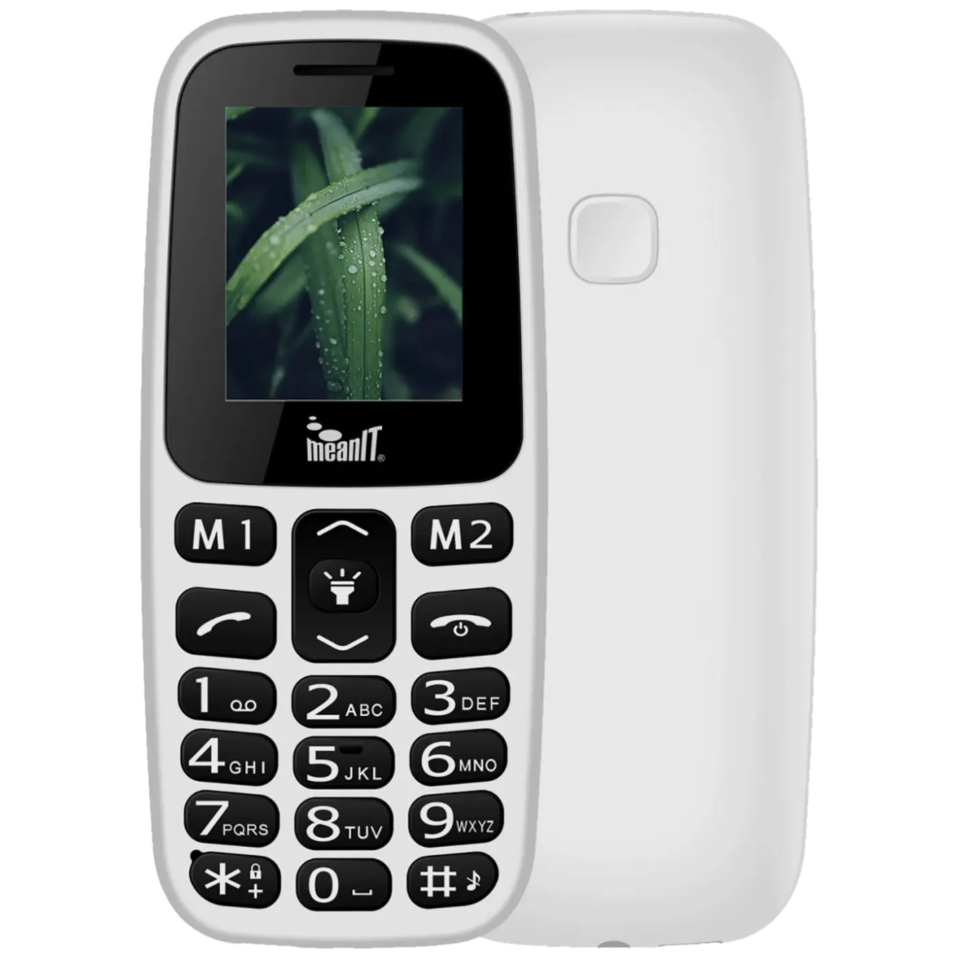 MEANIT Mobilni telefon VETERAN I MOBILNI TELEFON-B. 1.77", Dual SIM, BT, SOS taster, crni