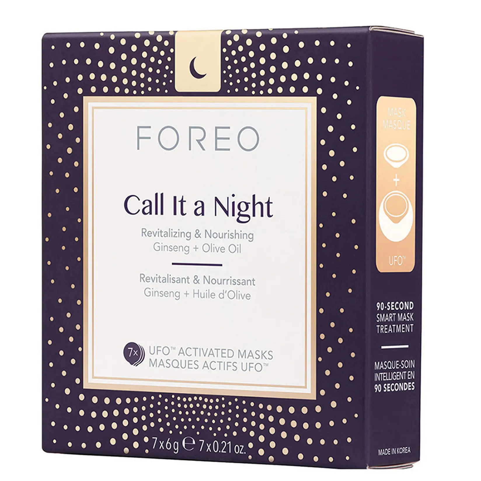 FOREO UFO Mask Call It a Night 7 revitalizirajućih maski za lice