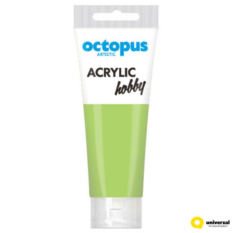 BOJA AKRILNA 75ML OCTOPUS HOBBY NEON GREEN 860 UNL-2365