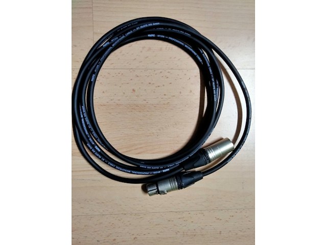 KLOTZ M1 professional mikrofonski kabl XLR 3p F/M by