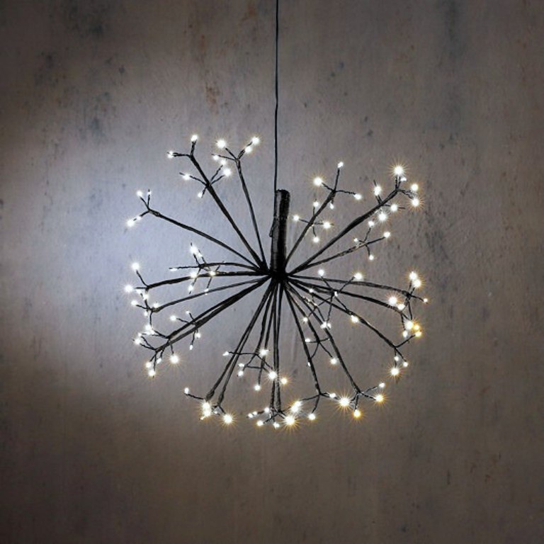 NG dekoracija - LED DANDELION 45cm 1106598 - White - EDL