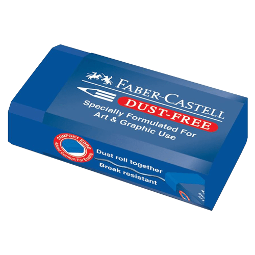 Gumica za brisanje FABER-CASTELL Gumica za brisanje Dust-Free 187170 (Plava) Plava, 24 kom