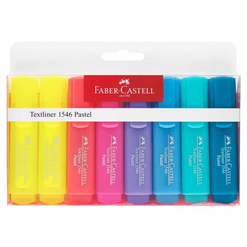 Signir FABER-CASTELL Signir Textliner 46 Pastel 154681 Komplet boja, 1 - 5 mm, 8 kom