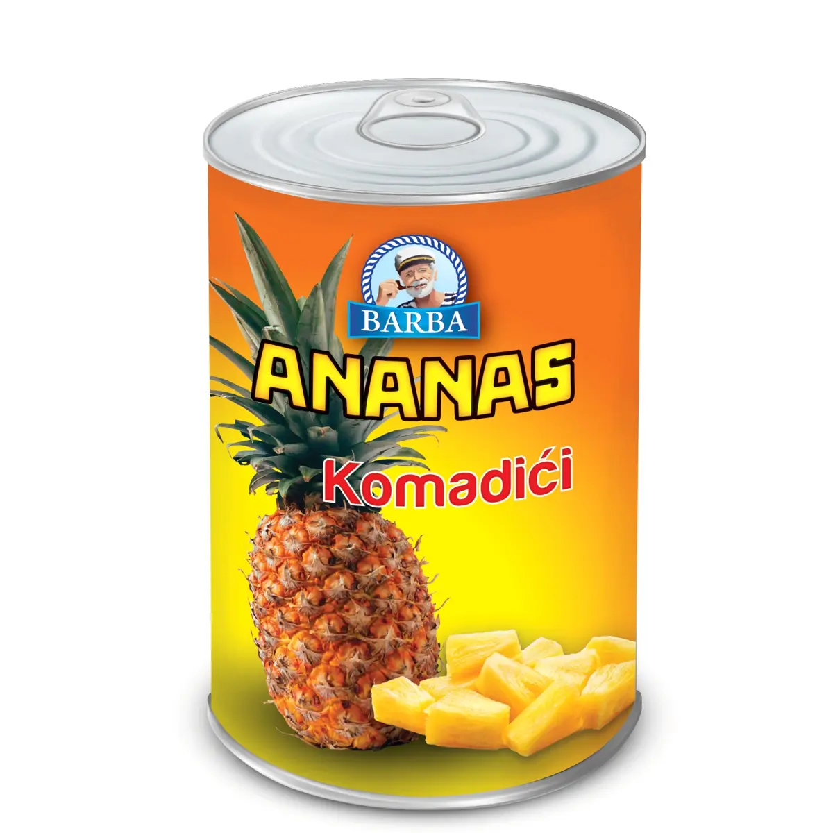 BARBA Ananas komadići, 565g