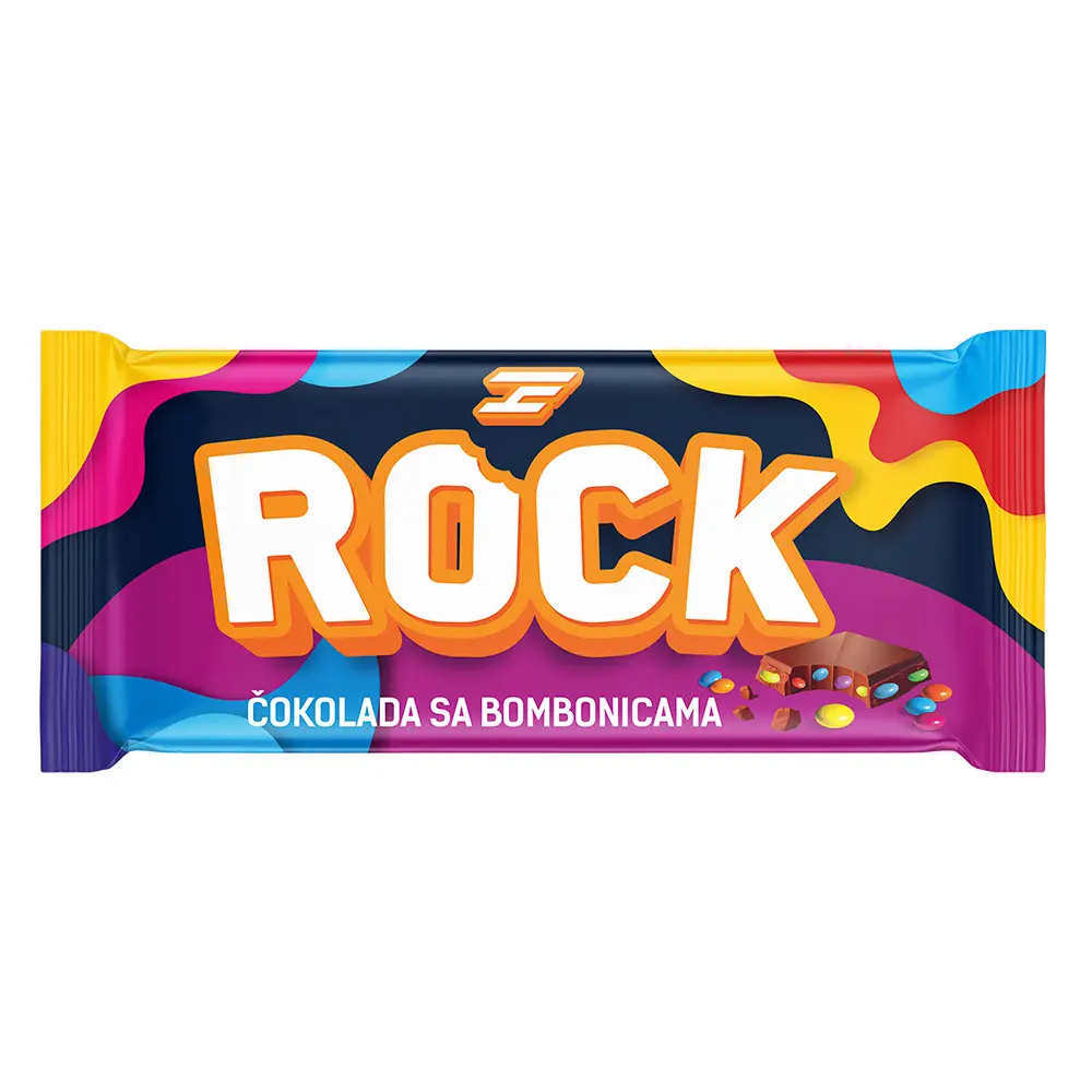 ROCK Čokolada sa bombonicama 100g