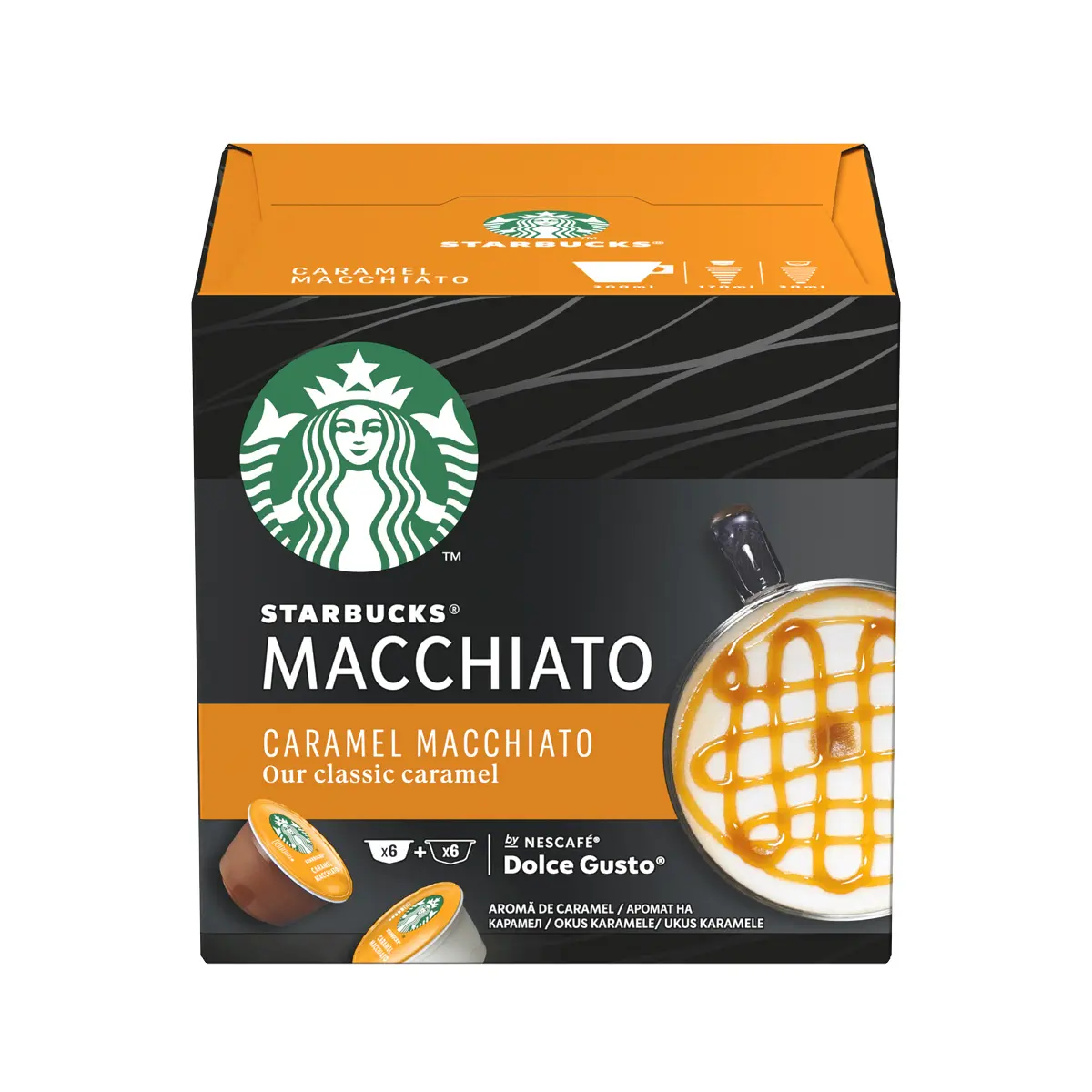 Starbucks Dolce Gusto Caramel Macchiato Kapsule za kafu, 12 komada