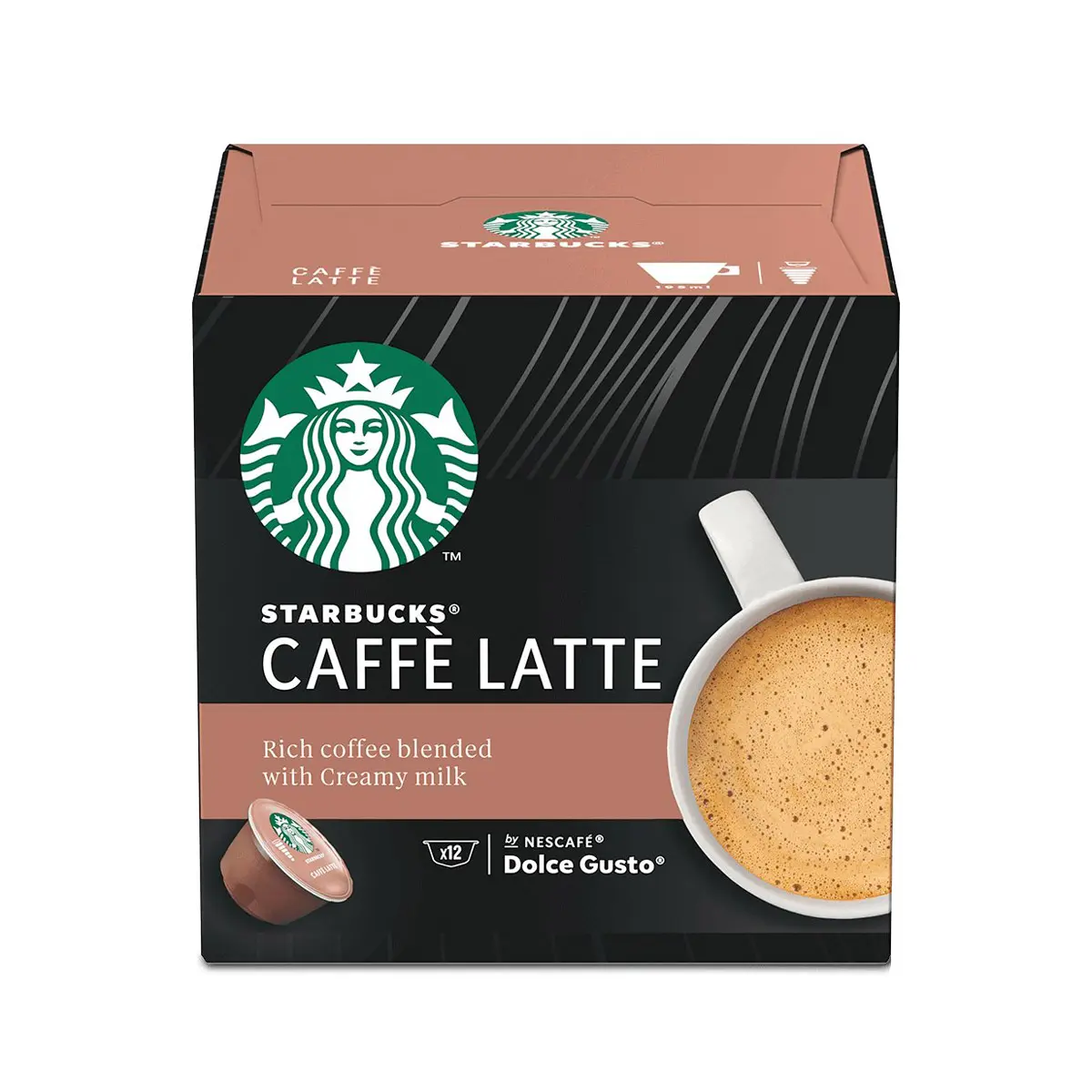 STARBUCKS Caffe Latte Dolce Gusto kaspule 12/1