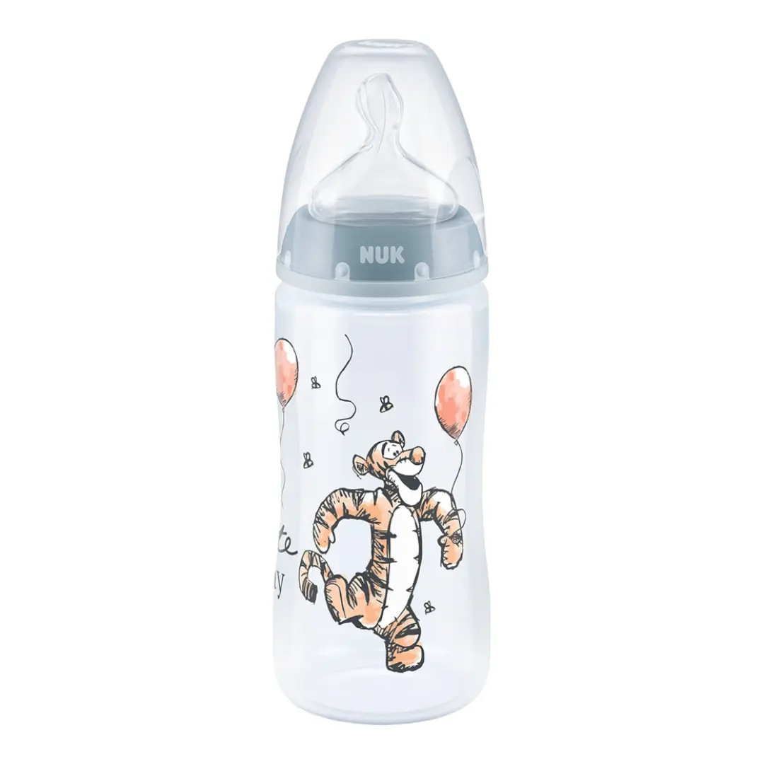 NUK Plastična flašica za bebe, 300ml, 0-6m, Plava