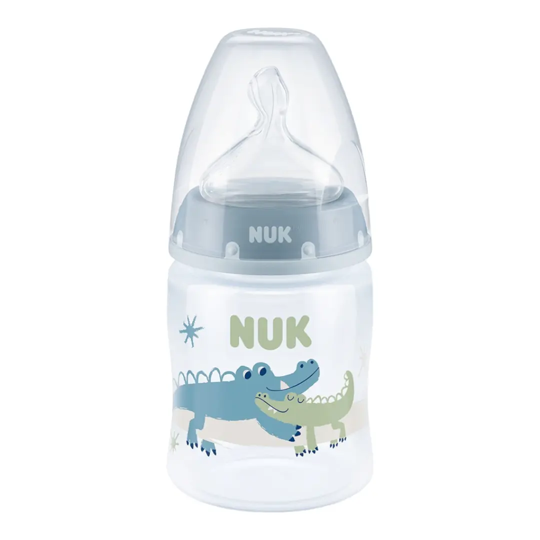 NUK Plastična flašica za bebe, 150ml, Tamnoplava