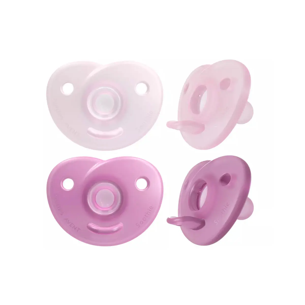 PHILIPS AVENT Varalica za bebe Soothie 0-6m, 2 komada, Roze