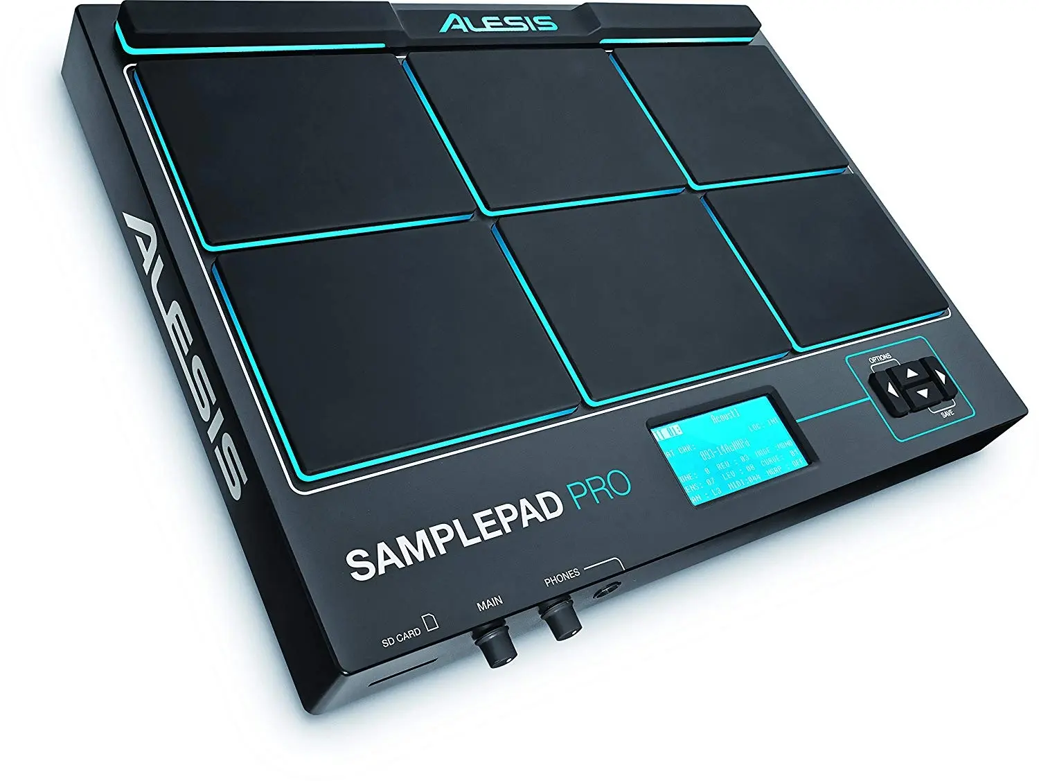 ALESIS Elektronski perkusioni instrument SamplePad Pro, 38.1x28.45x3.81cm, Crni