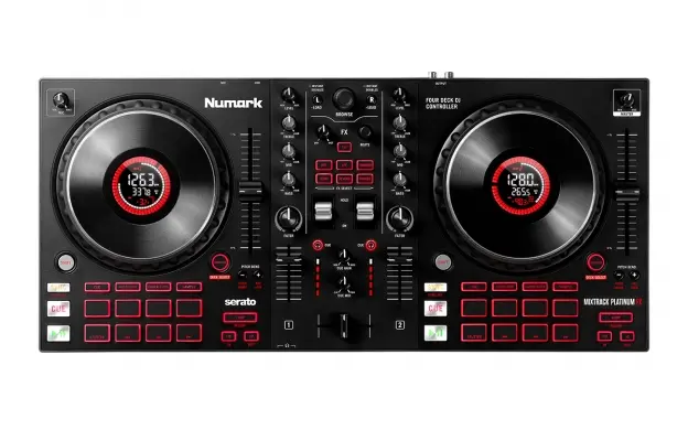 NUMARK DJ kontroler Mixtrack Platinum FX, Crni