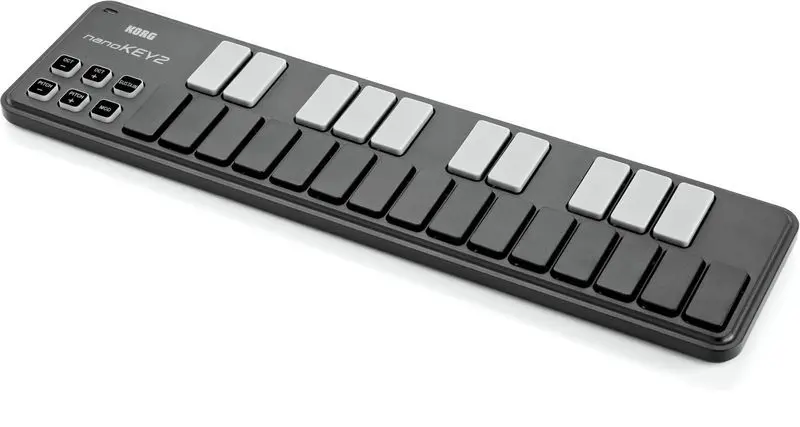 KORG USB Kontroler Midi nanoKey2 BK, 32.5x8.3x1.3cm, Crni