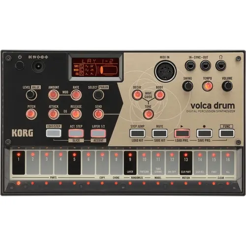 KORG Digitalni sintisajzer Volca Drum Crni