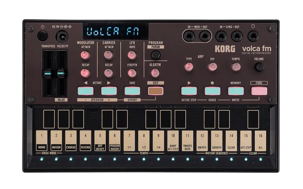 KORG Polifoni sintisajzer Volca FM2, Digitalni, Crni