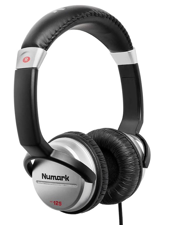 NUMARK DJ slušalice HF125, Crno-sive, Profesionalne