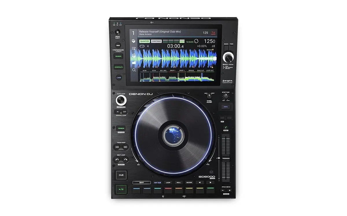 DENON DJ Media Player DJ SC6000, Crni, Profesionalni