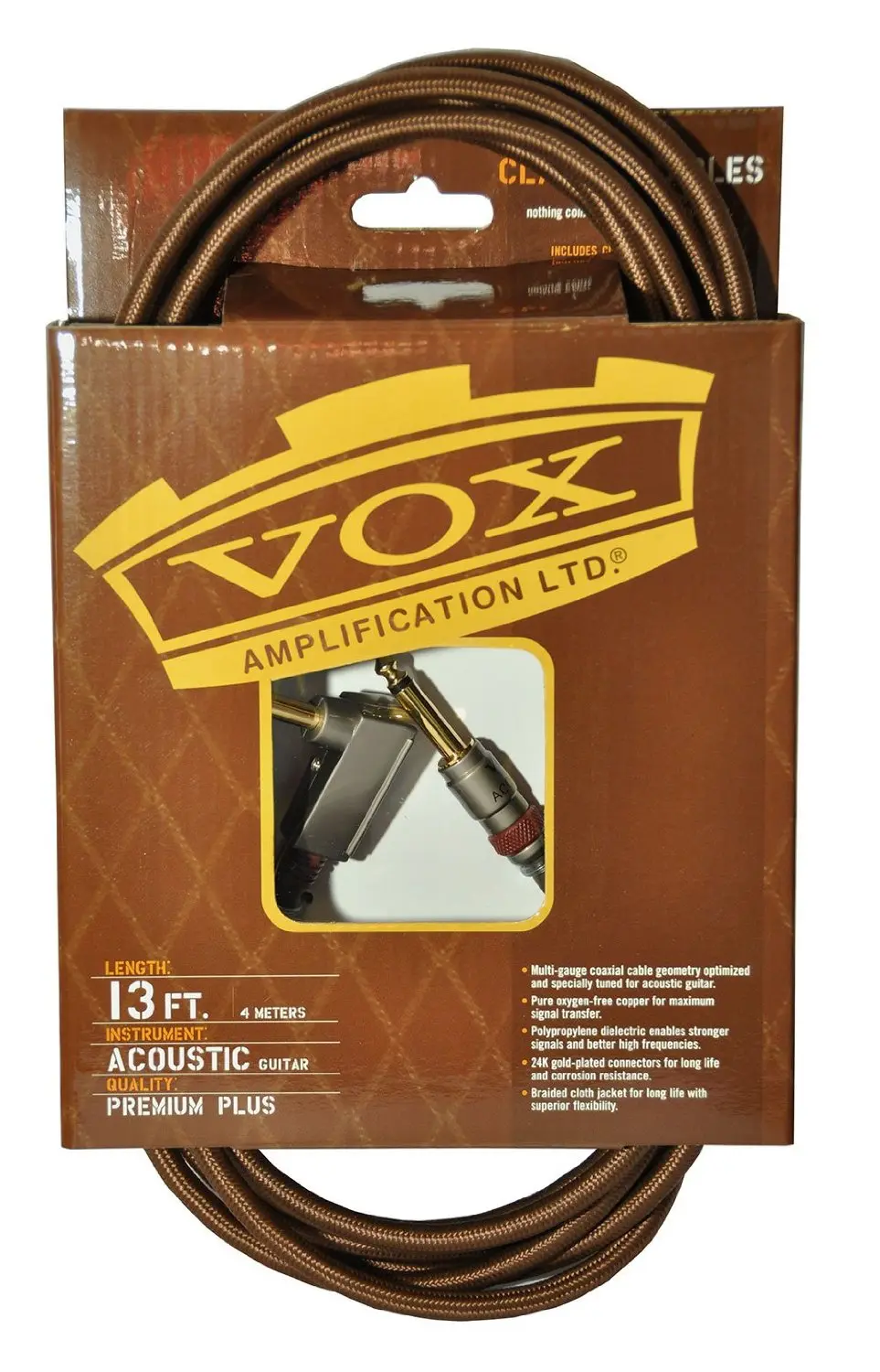 VOX Kabl za akustičnu gitaru VAC-13, Braon