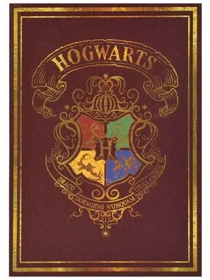 Agenda A5 - Harry Potter, Red Colourful Crest Casebound