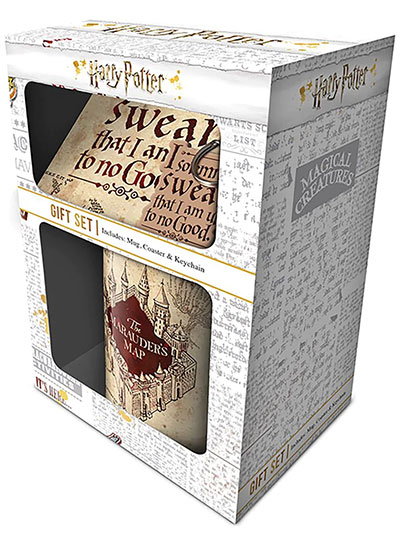 Šolja, podmetač i privezak - Harry Potter, Marauders Map