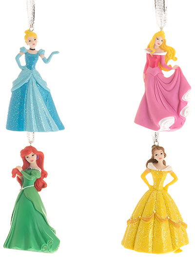 Novogodišnji ukras set 4 - Disney, Princess