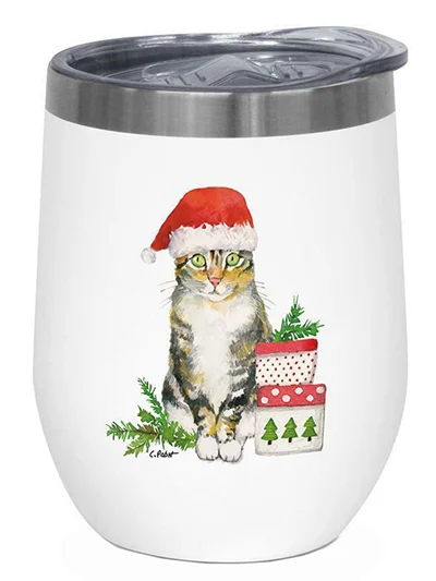 Novogodišnja termo šolja - Christmas Kitty, 350 ml