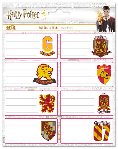 Nalepnice set 8 - Harry Potter, Gryffindor