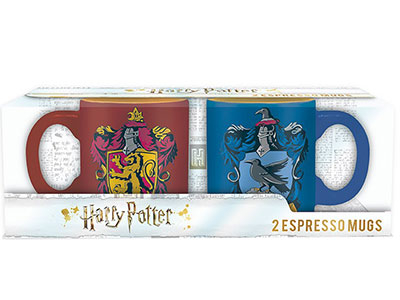 Šolje za espreso set 2 - Harry Potter, Gryffindor and Ravenclaw