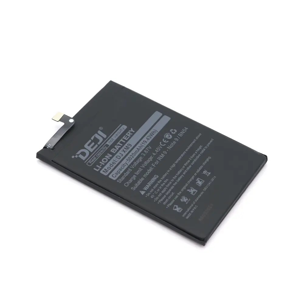 DEJI Baterija za telefon Xiaomi Redmi Note 9/Redmi 9/Redmi 10X 4G/BN54, 5020mAh
