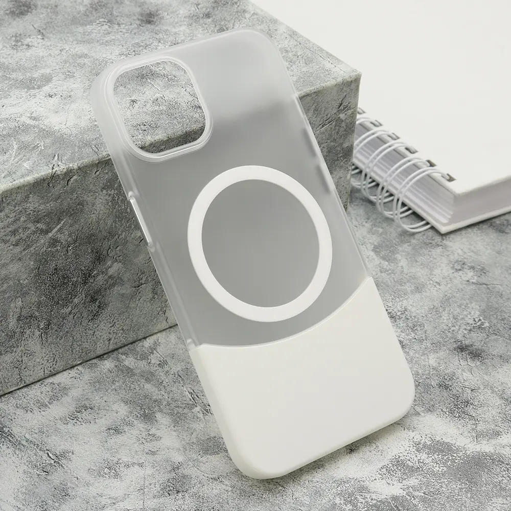 Maska za mobilni telefon iPhone 14 PUZZLE, Bela