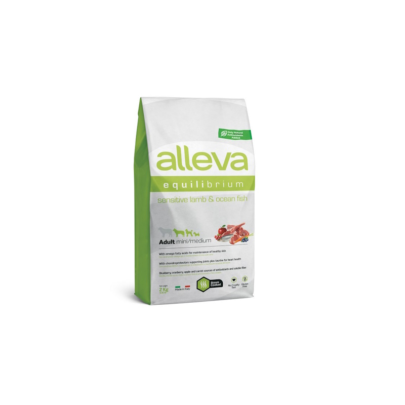 Alleva equilibrium adult mini/medium jagnjetina riba 2kg