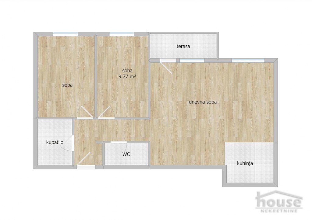 Stan NOVI SAD, GRBAVICA, kv: 64, € 195900, ID: 1062814