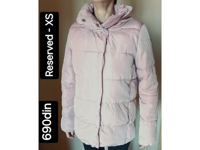 Reserved ženska zimska jakna roze boje XS/34