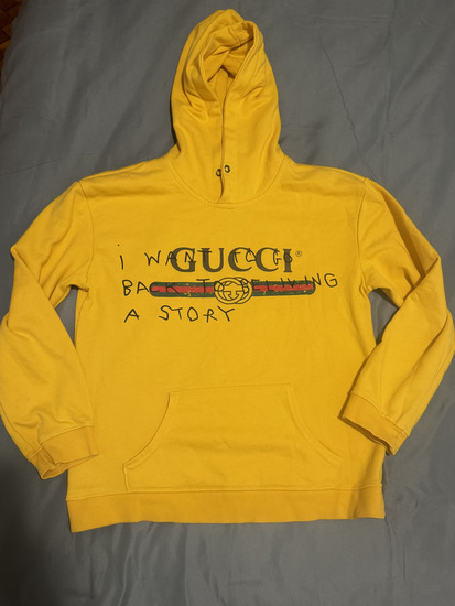 GUCCI duks žute boje CoCo Captain Hoodie L