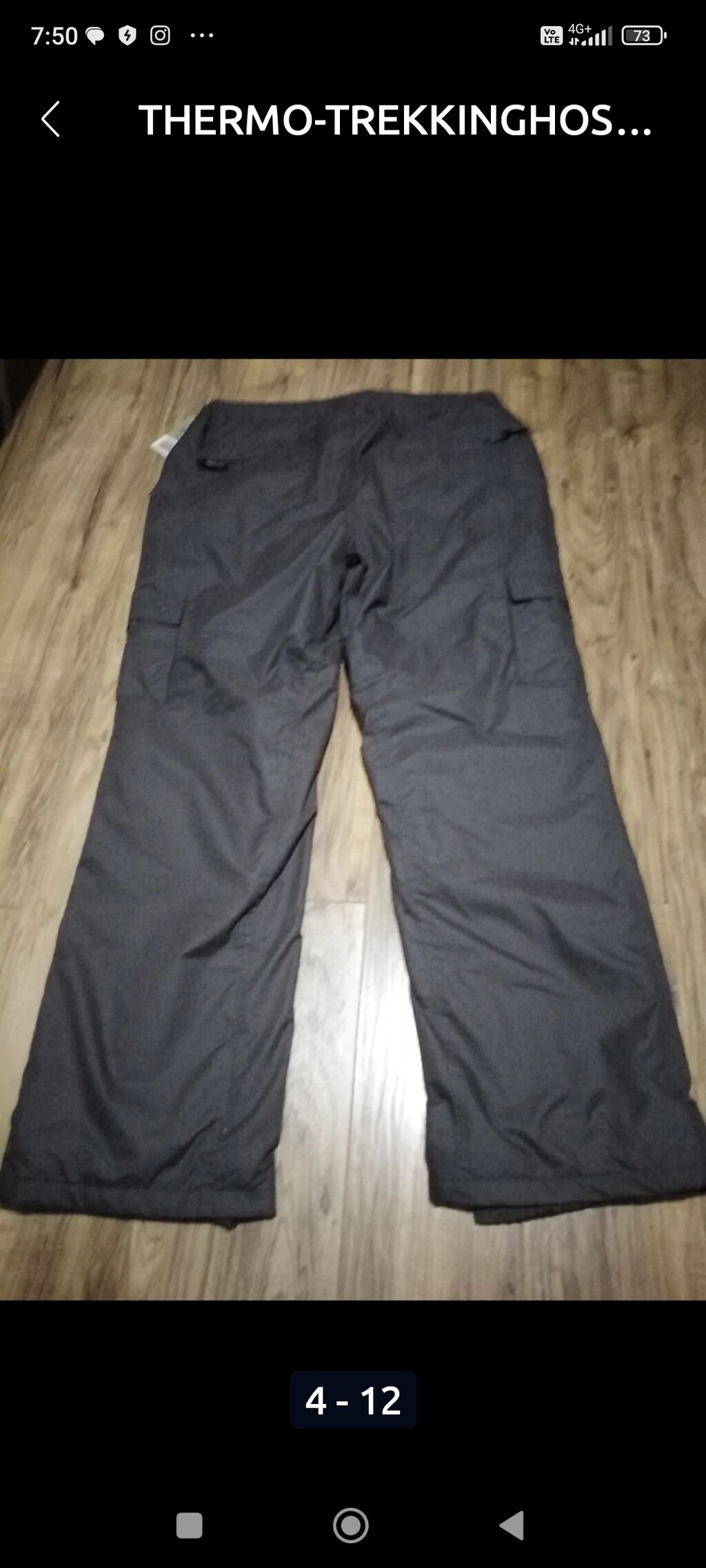 Ski pantalone, XL (EU 54), Colmar, bоја - Siva