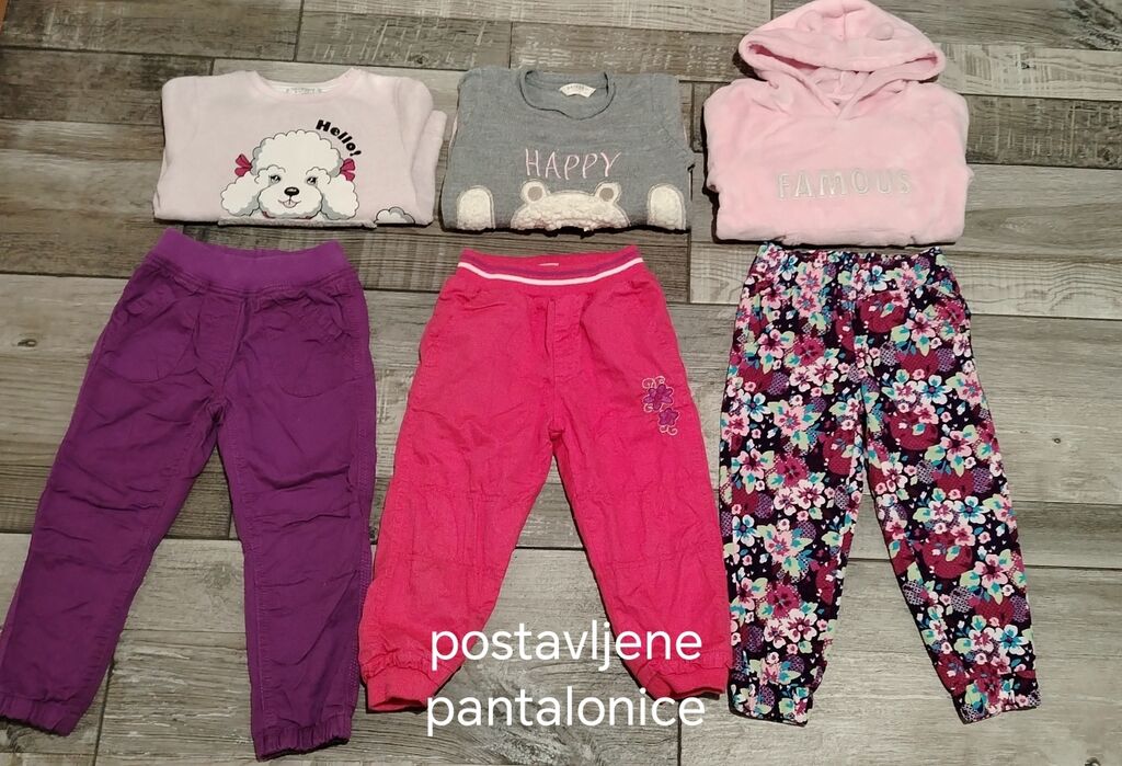 Paket: Pantalone, Za devojčice, uzrast: 2 godine