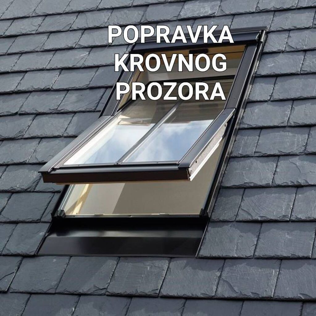 Dihtovanje i popravka Krovnih prozora Curenje Sanacija drvenih