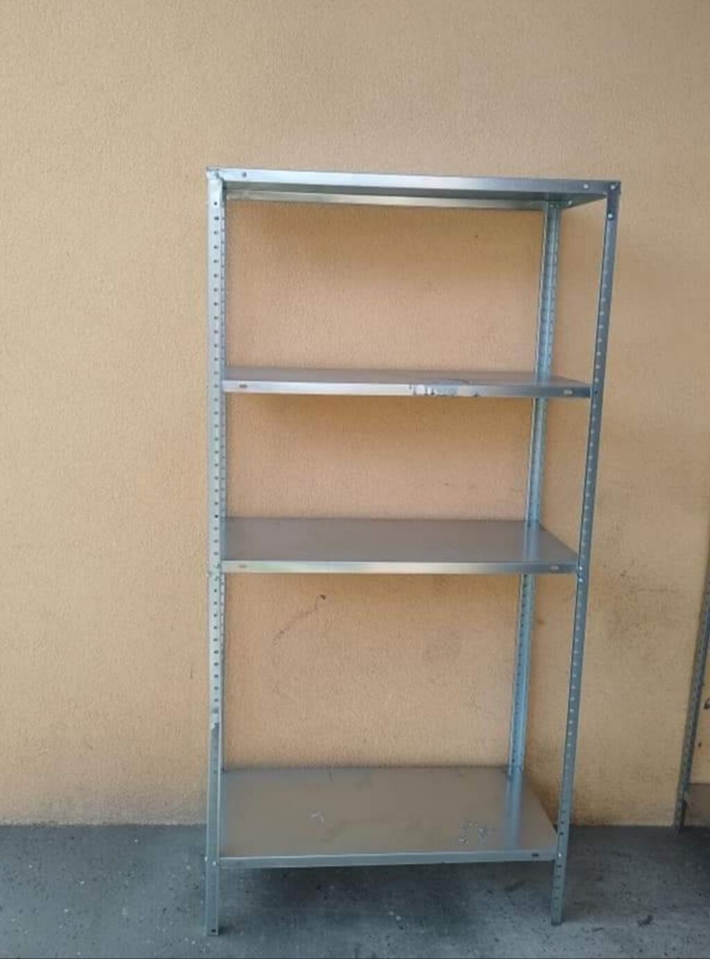 Metalne stalaže-police nosivost 200kg aluminijumske sa šrafovima 30cm