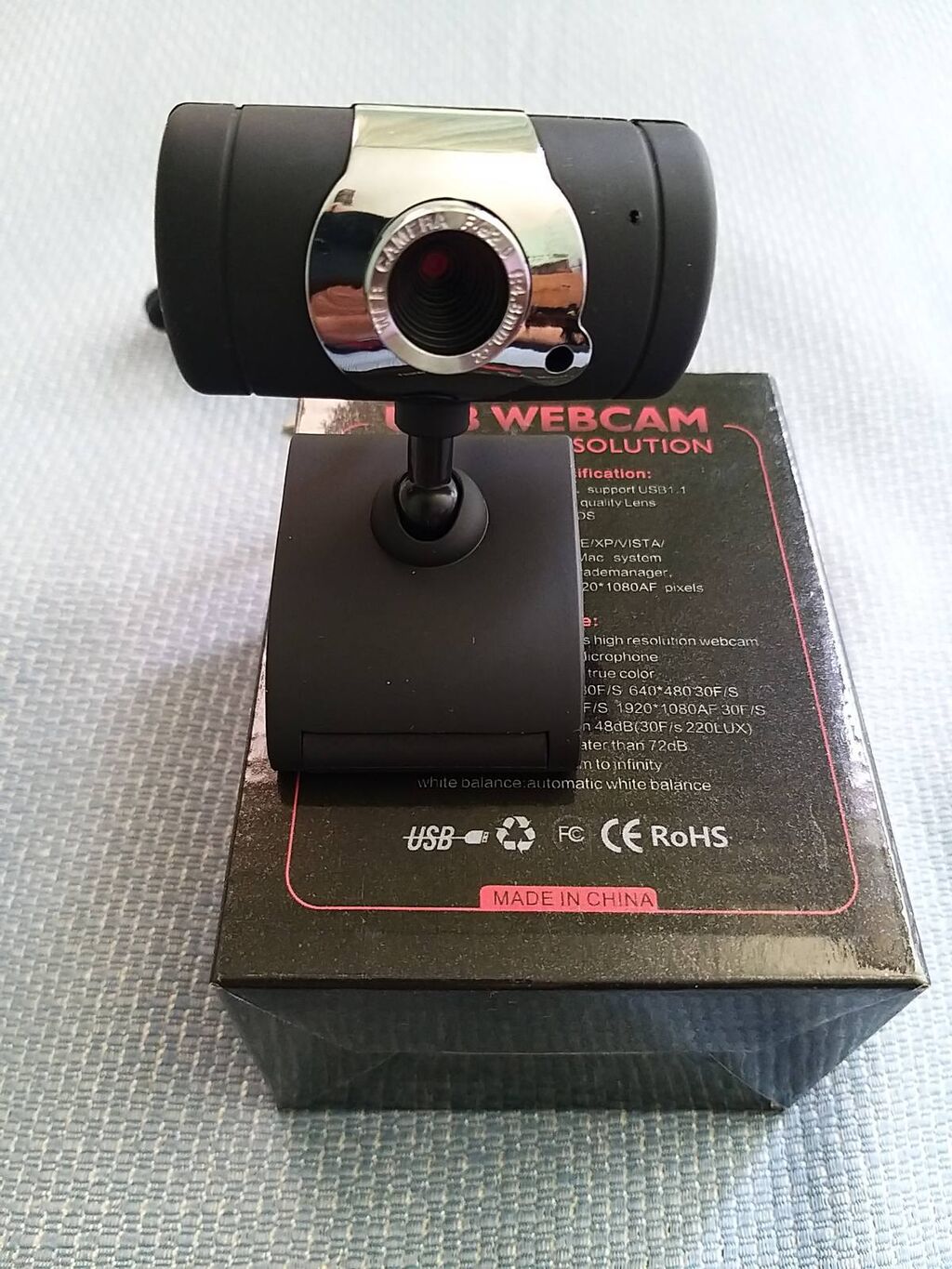 PC Usb Web Camera Sa Mikrofonom rotira se 360 stepeni Za sve Windowse