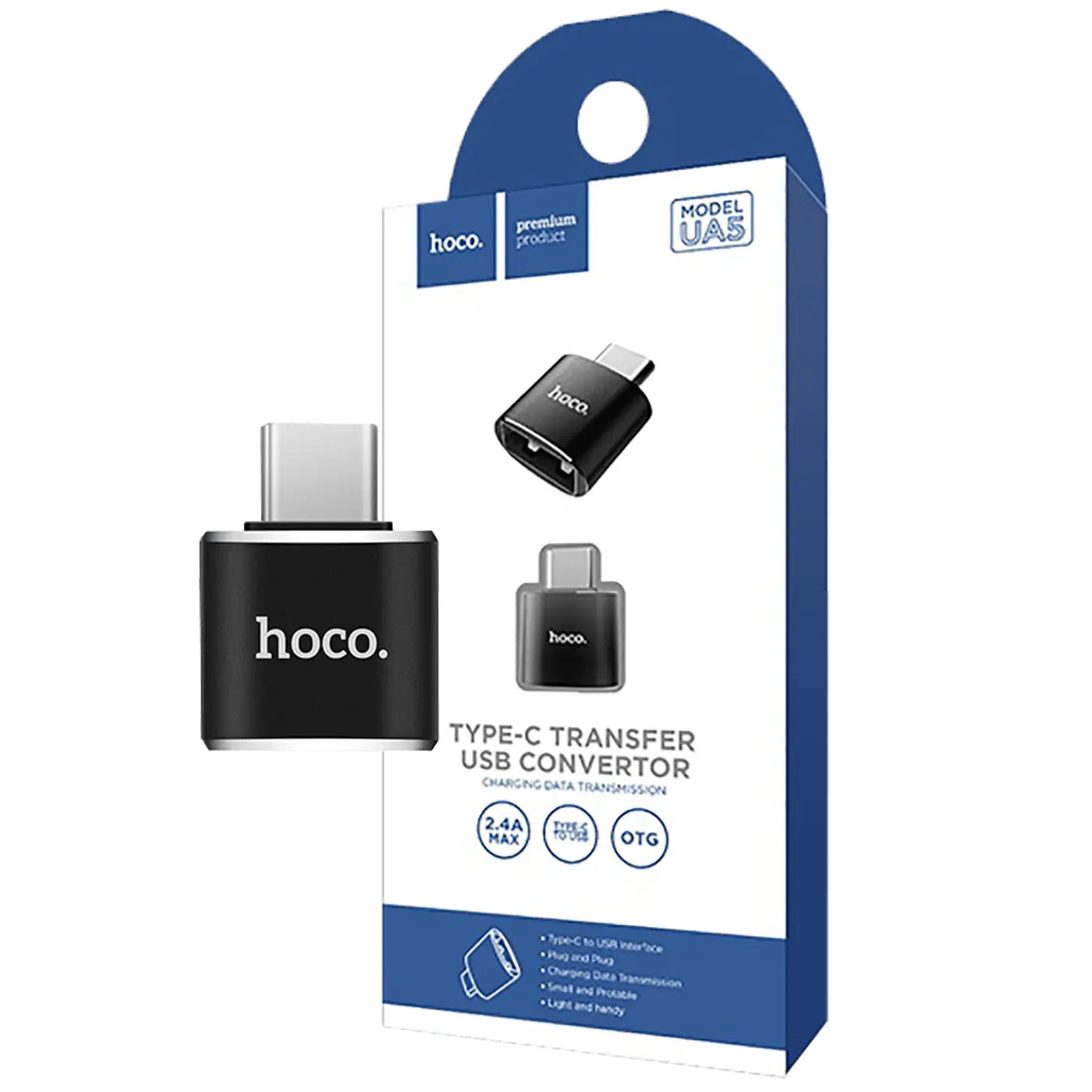 HOCO Adapter USB-C na USB-A UA5