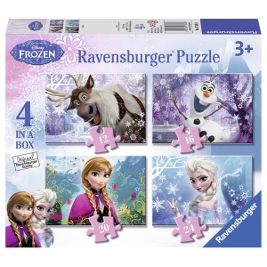 Ravensburger puzzle (slagalice) - Frozen, 4 u 1