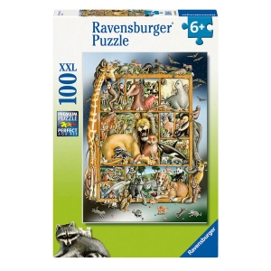 Ravensburger puzzle (slagalice) - Životinje u regalu