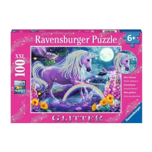 Ravensburger puzzle (slagalice) - Jednorog u gliteru