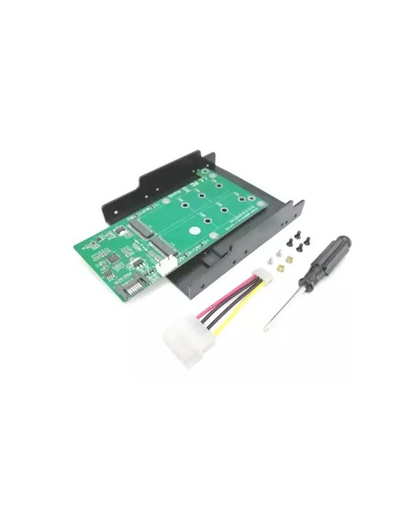 Maiwo adapter Interni 2XM-2 SATA SSD -NGFF- B-KEY KT022B