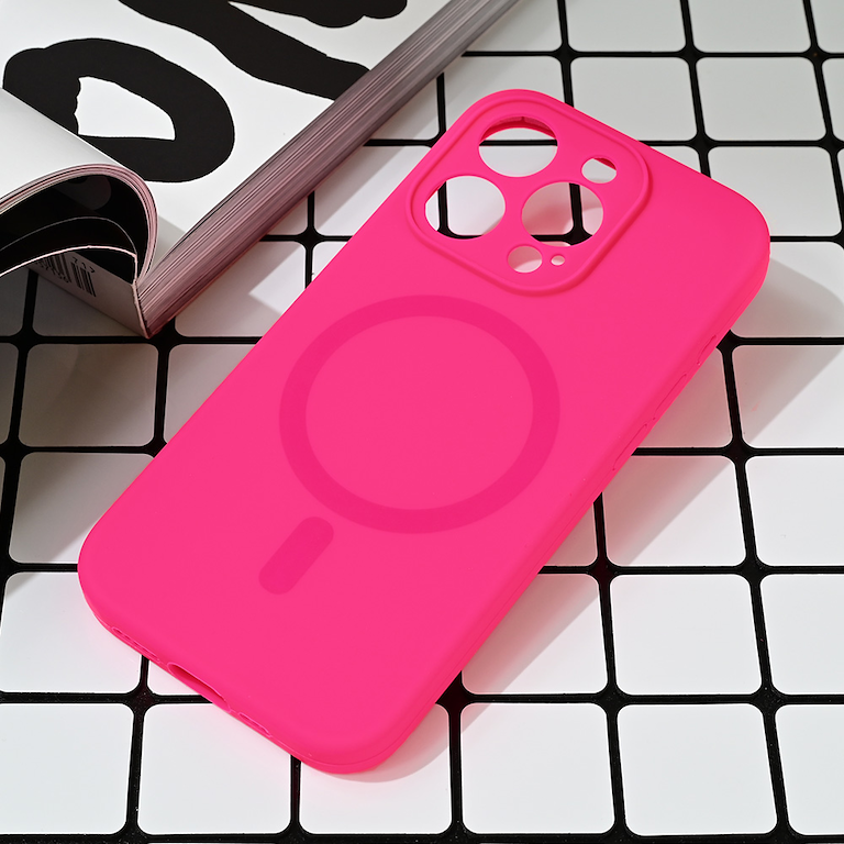 Zastitna maska (futrola) Magsafe Pure color - iPhone 15 Pro 6.1 pink