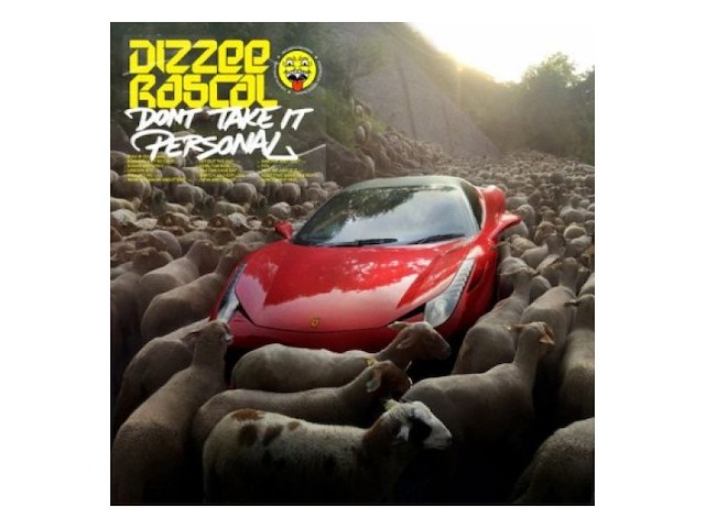 DIZZEE RASCAL - DON`T TAKE IT PERSONAL (YELLOW RED SPLATTER)
