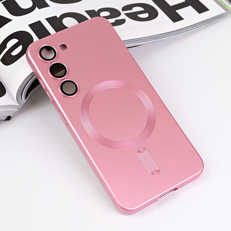 Zastitna maska (futrola) Magsafe Chrome - Samsung S911B Galaxy S23 5G roze